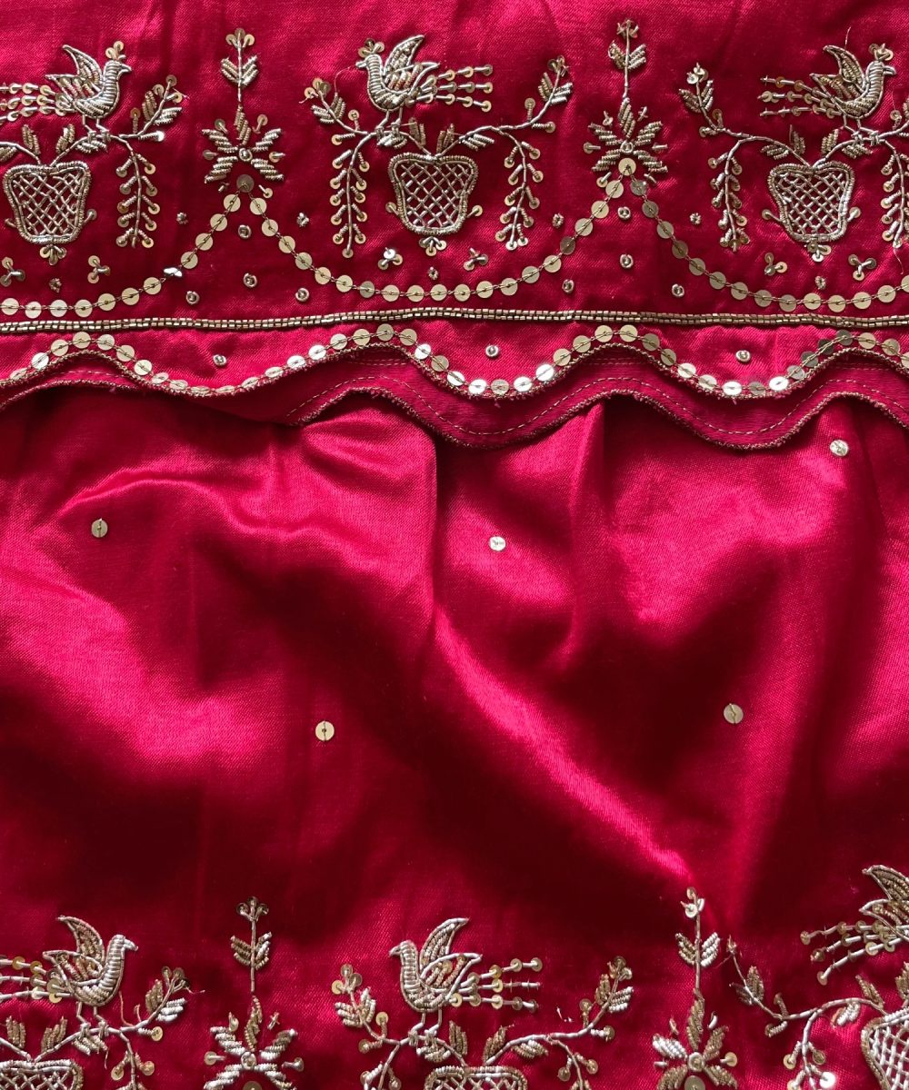 Ruby Heritage Heirloom Suit Set Ruby Red Colour - Kapardara- online ...